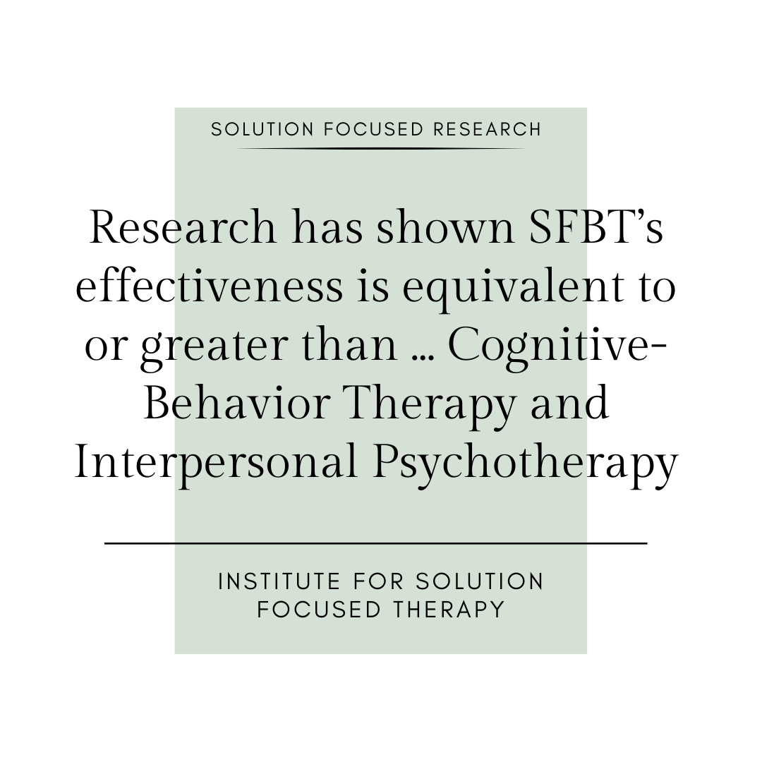 Solution-Focused Therapy - Trillium Counselling